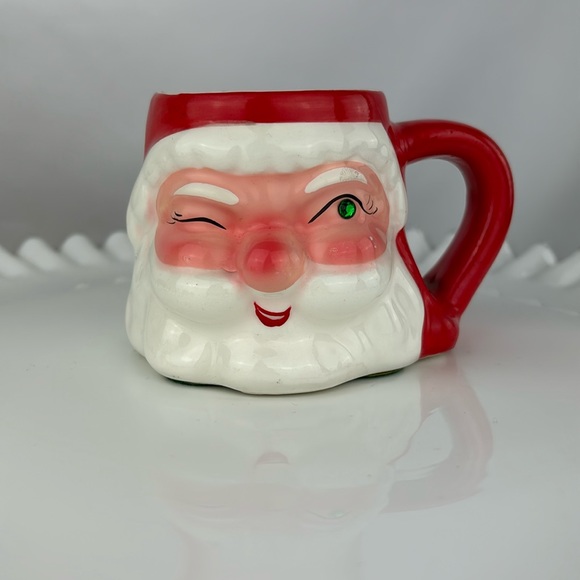 Vintage | Holiday | Vintage 958 Holt Howard Winking Santa Mug With ...